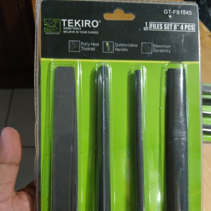 Jual TEKIRO FILES SET 4 PC / Kikir Set 8" 6in 8 inch isi 4 | Shopee ...