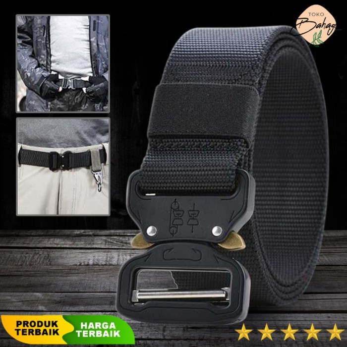 Jual Tali Ikat Pinggang Canvas Army Military Tactical 125 cm | Shopee Indonesia