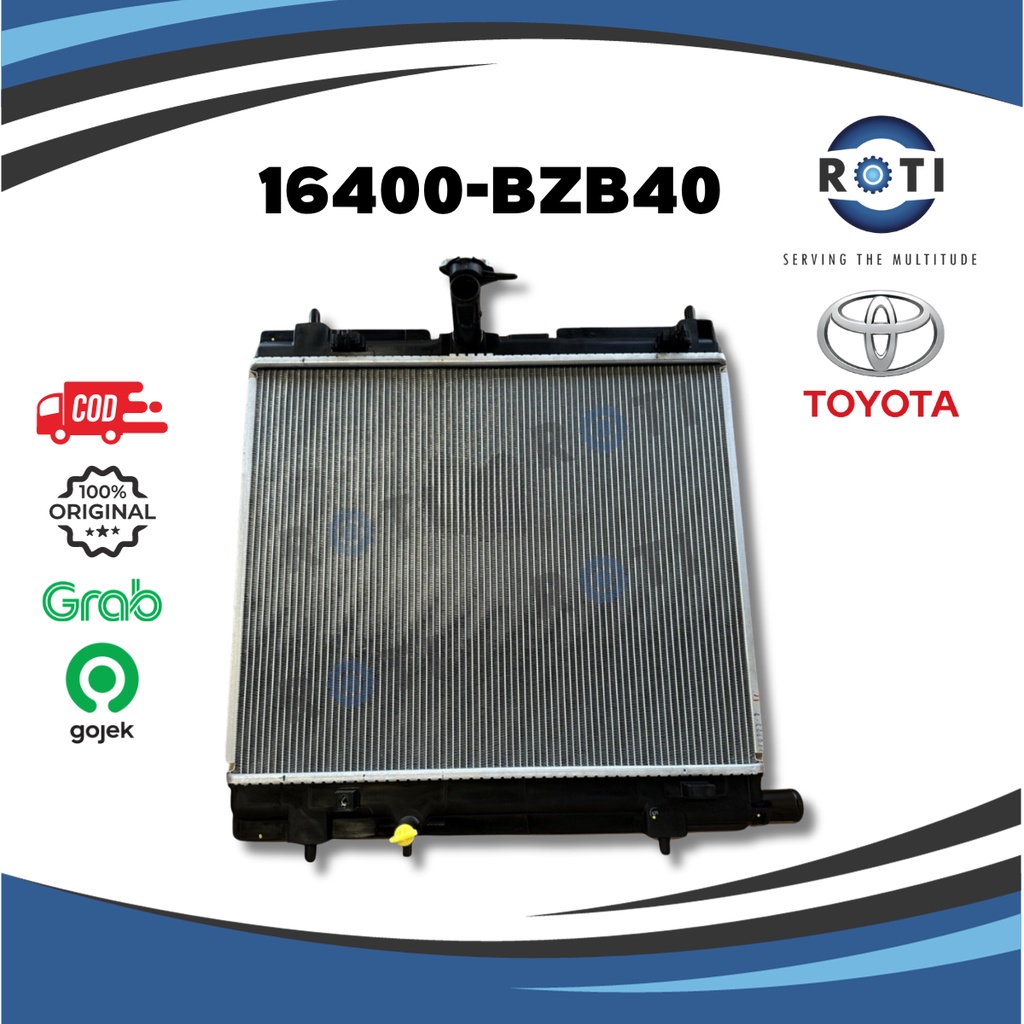 Jual TOYOTA RADIATOR ASSY AVANZA / VELOZ 16400-BZB40 GENUINE | Shopee ...