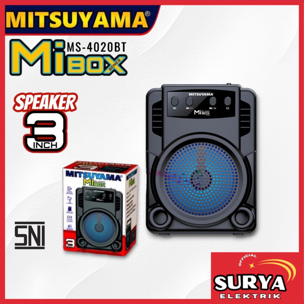 Jual Speaker Radio MP3 Player Mitsuyama MS-4020BT MiBOX Series USB Bluetooth | Shopee Indonesia
