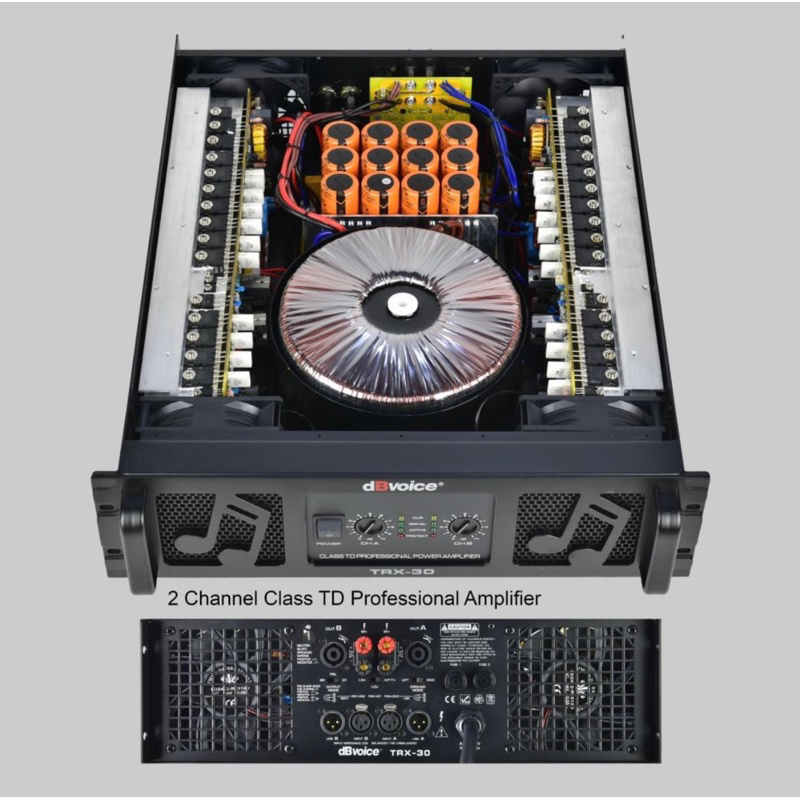 Jual Power dB Voice TRX 30 Original Amplifier dBvoice TRX30 Class TD | Shopee Indonesia