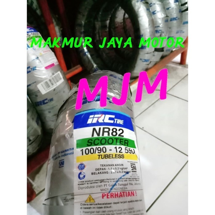 Jual BL / Ban Luar IRC 100/90-12 NR-82 Tubeless | Shopee Indonesia