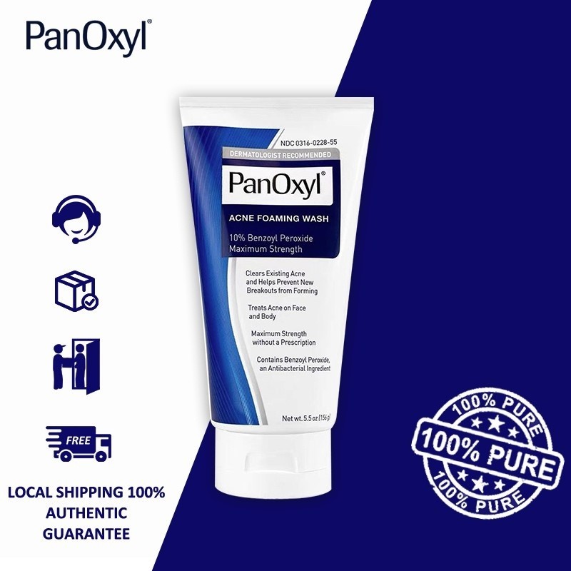 Jual PanOxyl Acne Foaming Wash Benzoyl Peroxide 10% / 4% | Shopee Indonesia