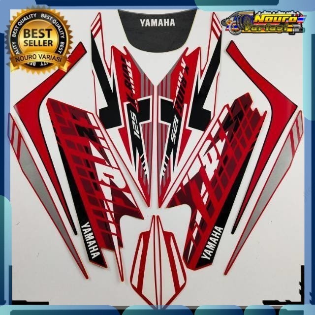Jual Stiker striping yamaha x-ride xride 125 2018 2019 merah list ...