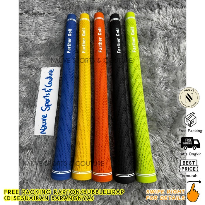 Jual Golf Grips Grip Farther Golf Rubber Iron Wood Original Sarung Stik ...