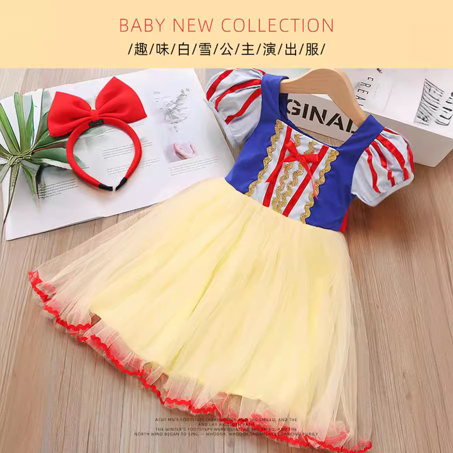 Jual Dapper Darling Dress Princess Anak Free Bando Merah Dress Anak ...