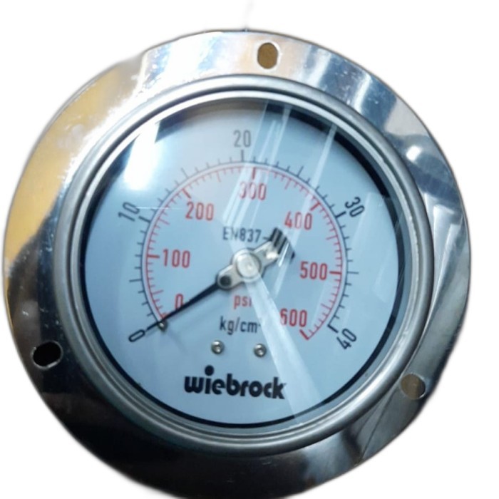 Jual Pressure gauge Wiebrock 4" drat LBM Lower Back Mount pressure ...