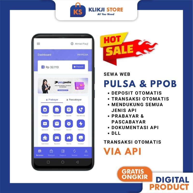 Jual SOURCE CODE WEB PULSA & PPOB (COCOK UNTUK BISNIS MASA KINI ...
