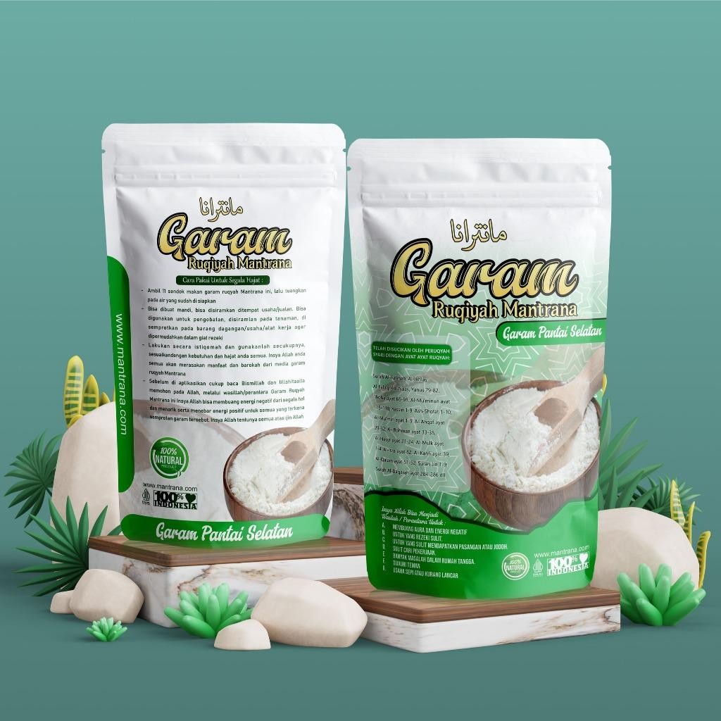 Jual Garam Ruqyah Mantrana Syekh Ali Jaber 100% Asli 1 Kg - Salt ...