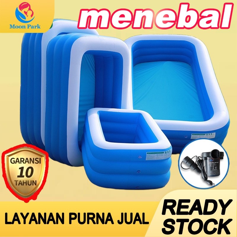 Jual AQ28 kolam renang anak tiga cincin Kolam Renang Keluarga Tiup ...