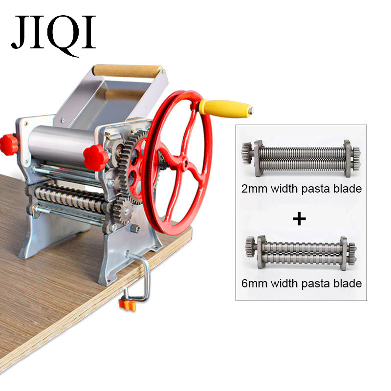 Jual Jiqi Manual Stainless Steel Noodle Pressing Machine Hand Crank