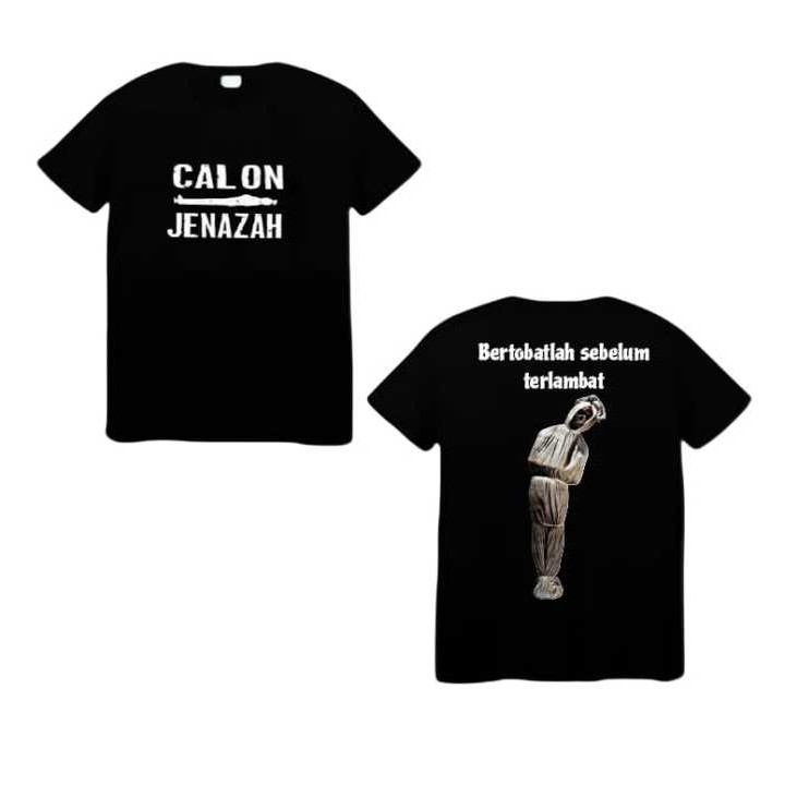 Jual T-Shirt Kaos Baju Boxy Pria calon jenasah CETAK Tren Boxy fit ...