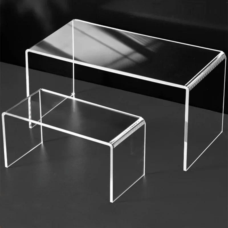 Jual Clear Acrylic Shelf Desktop Display Cabinet Baffle Wardrobe ...