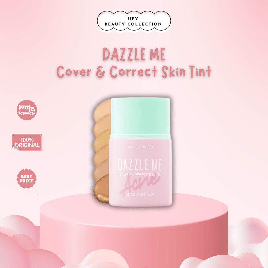 Jual DAZZLE ME Acne Armor Cover & Correct Skin Tint Beauty Liquid ...