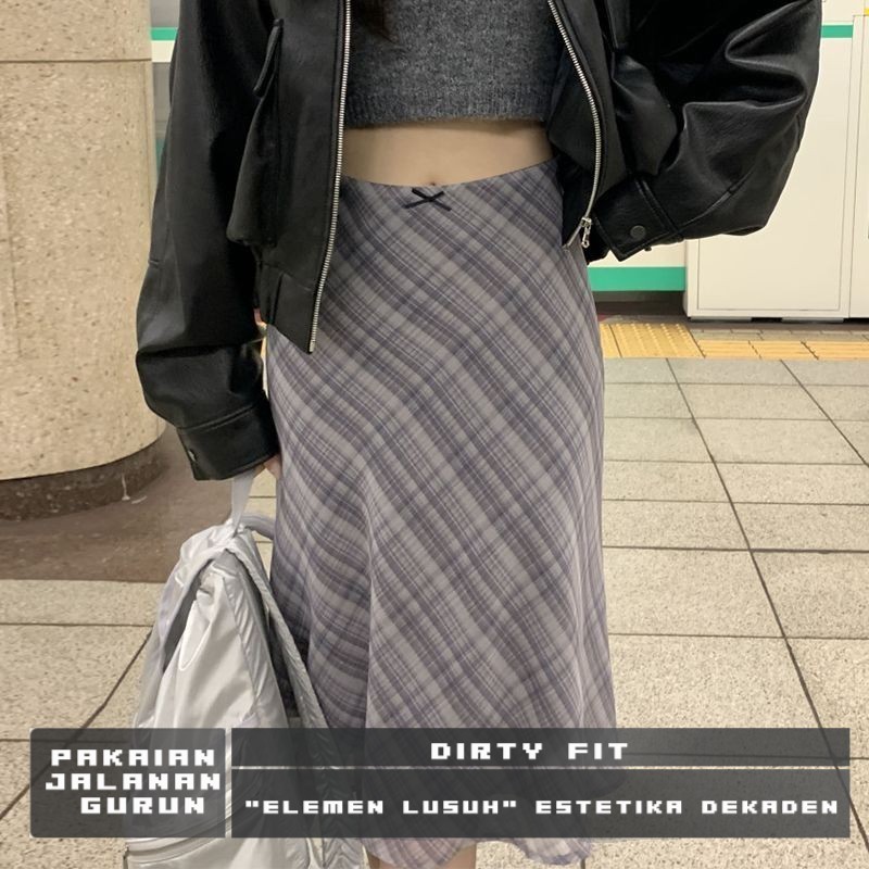 Jual Rok y2k Korean chic spring French retro high waist cover serbaguna ...