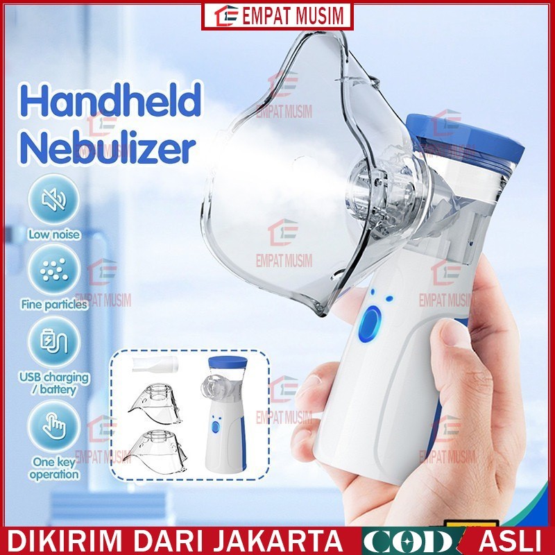 Jual Portable Nebulizer Uap Alat Bantu Terapi Sakit Gangguan Sesak Napas Pernapasan Asma Anak ...