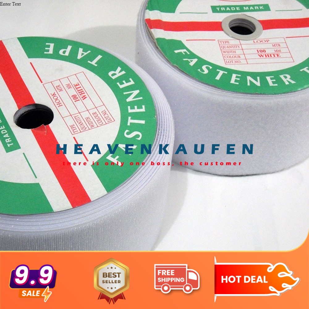 Jual New Velcro/Perekat/Kretekan/Prepetan Lebar 10 cm Putih Meteran ...