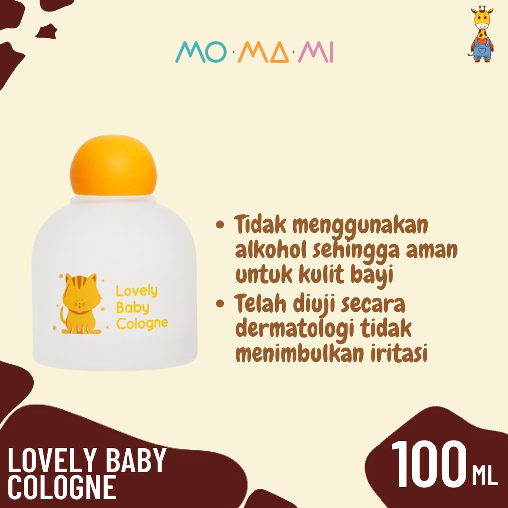 Jual Momami Lovely Baby Cologne 100ml - Parfum Bayi | Shopee Indonesia