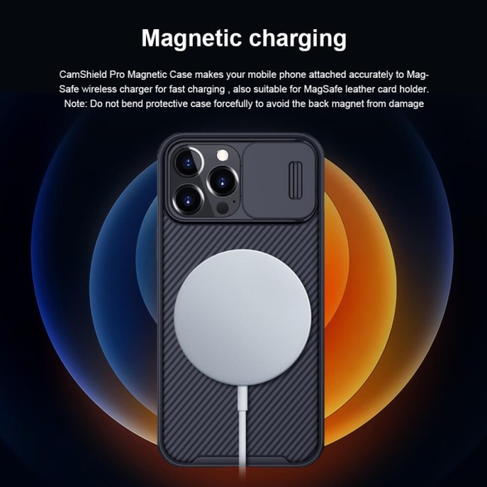 Jual [New] Nillkin Camshield Magnetic Case iPhone 13 Pro Max Case ...