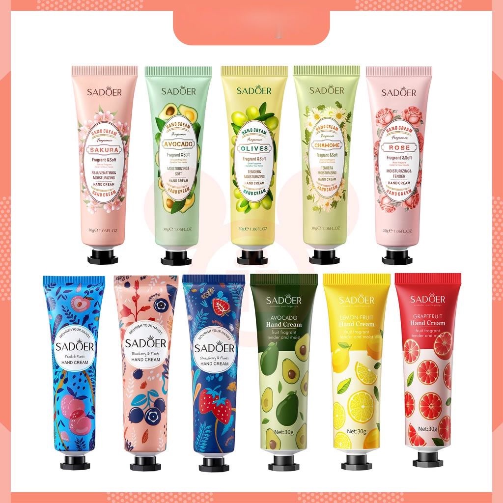 Jual SADOER Hand Cream Moisturizing Fruit Lotion Moisturizing skin Melembabkan Mencerahkan Kulit ...