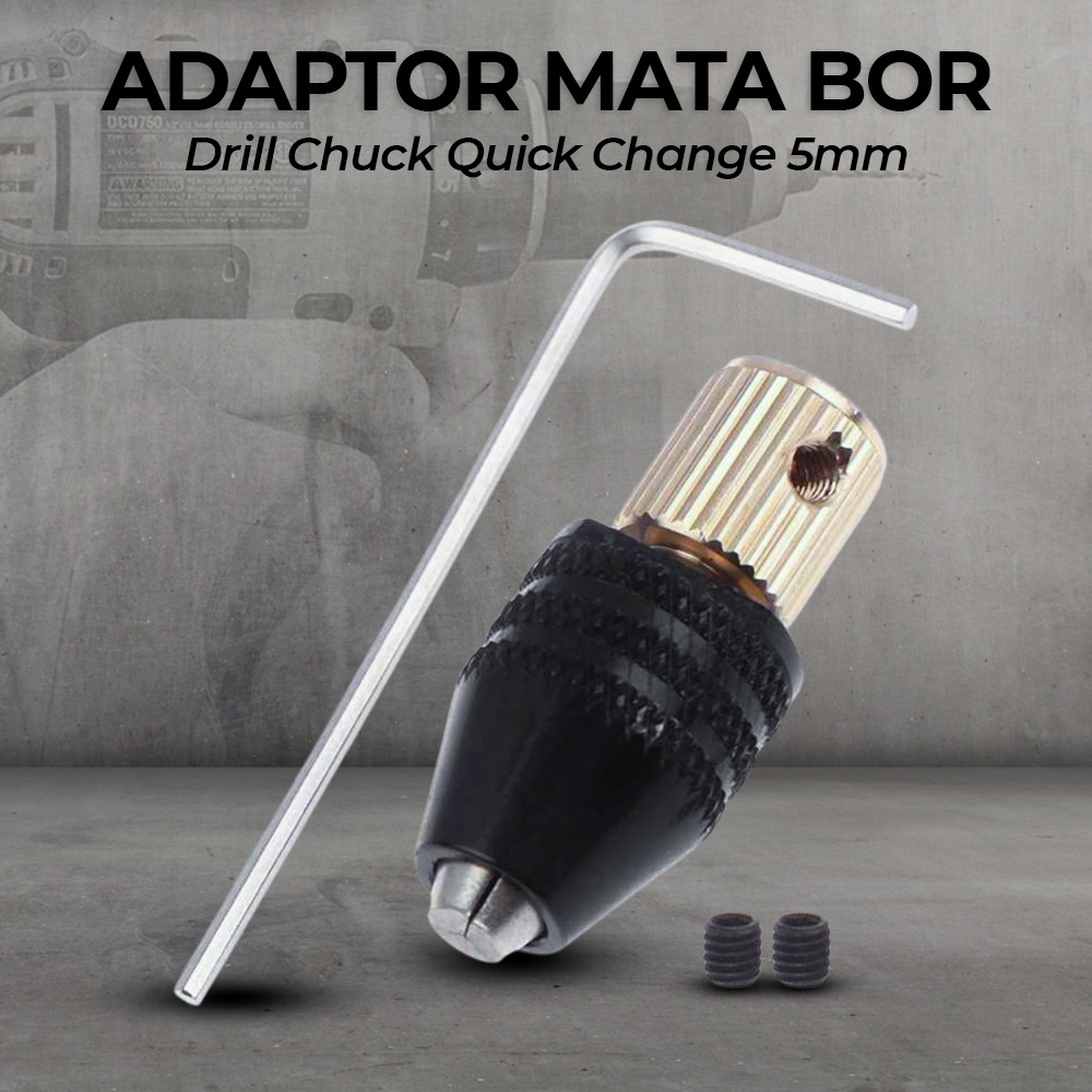 Jual Mata Bor Motor Listrik Micro Drill Chuck Hex Drill Chuck Adapter N ...