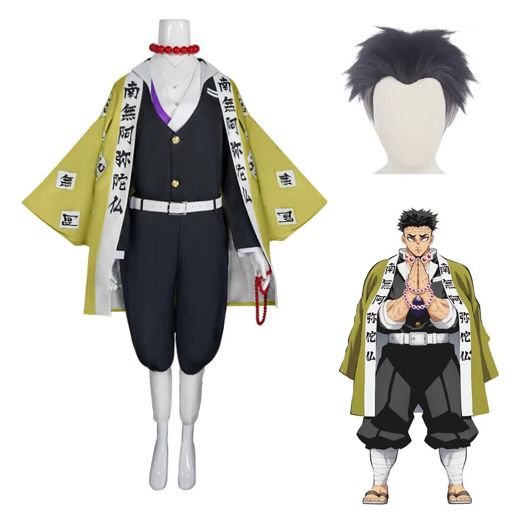 Jual PREORDER Gyomei Himejima Cosplay Costume Anime Demon Slayer ...