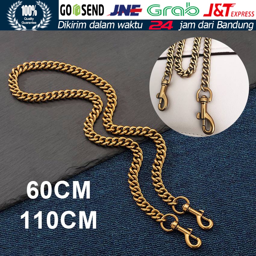 Jual Rantai Tali Tas Panjang Tali Tas Selempang 60cm-110cm Accessories High Quality | Shopee ...
