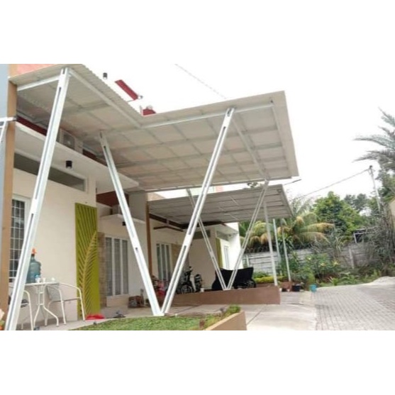 Jual Kanopi baja ringan atap alderon RS/singel layer/kanopi atap ...