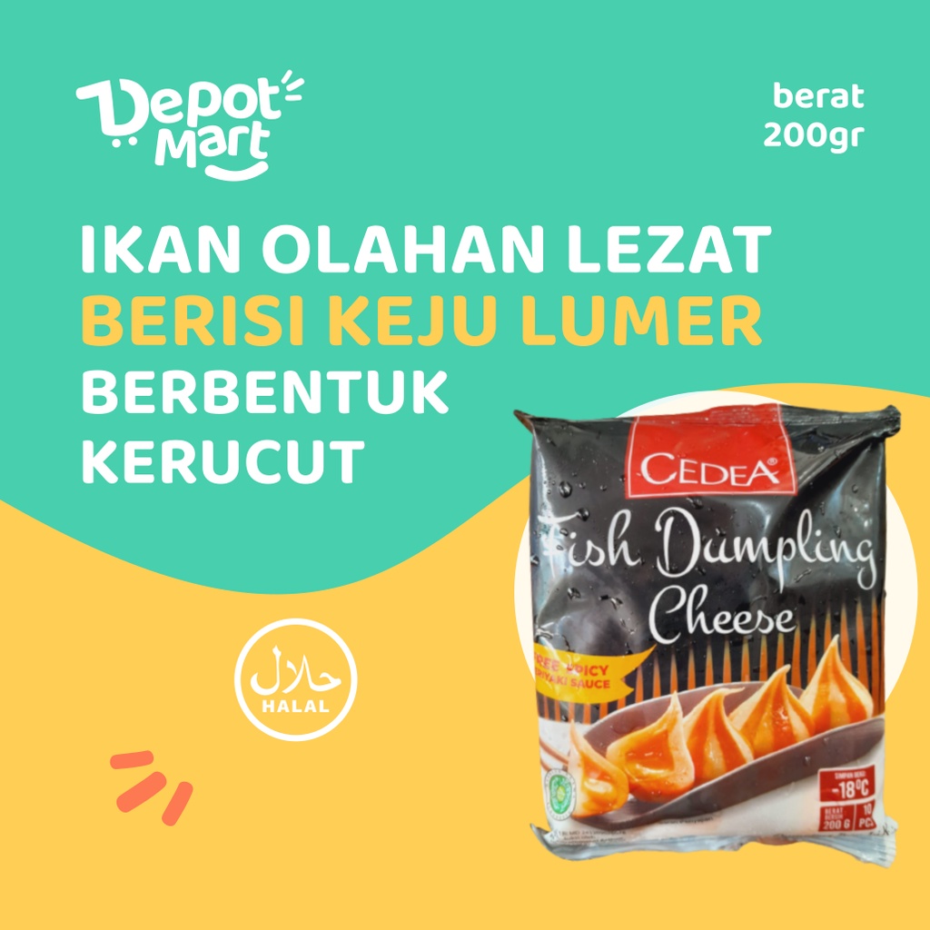 Jual Depot Kuliner Mart Cedea Fish Dumpling Cheese 200gr / Ikan Olahan ...
