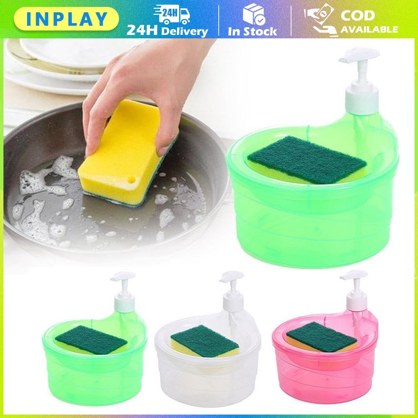 Jual Wadah Sunlight Model Bulat / Dispenser Botol Soap Pump / Wadah ...