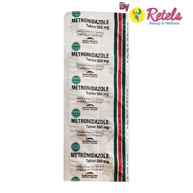 Jual METRONIDAZOLE 500MG 1 STRIP 10 TABLET | Shopee Indonesia