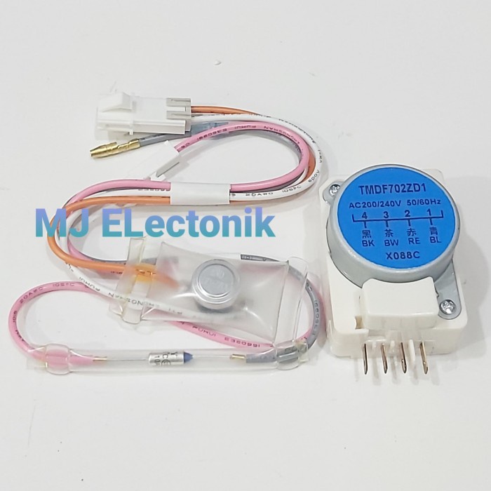 Jual Timer Defrost Bimetal fuse kulkas Toshiba 2 pintu 1 Set | Shopee ...