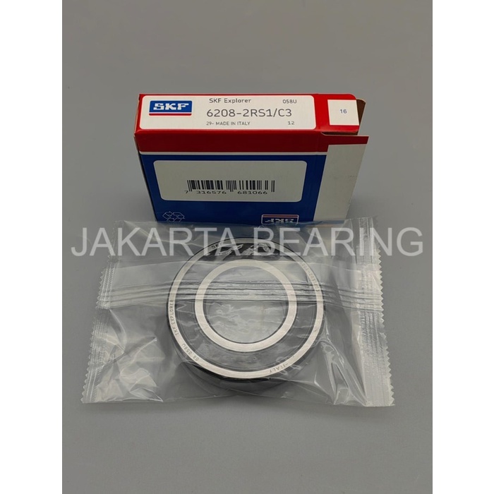 Jual Ball Bearing SKF 6208 2RS1 C3 ORIGINAL | Shopee Indonesia