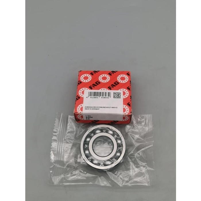 Jual Ball Bearing FAG 6204 2RSR C3 ORIGINAL | Shopee Indonesia