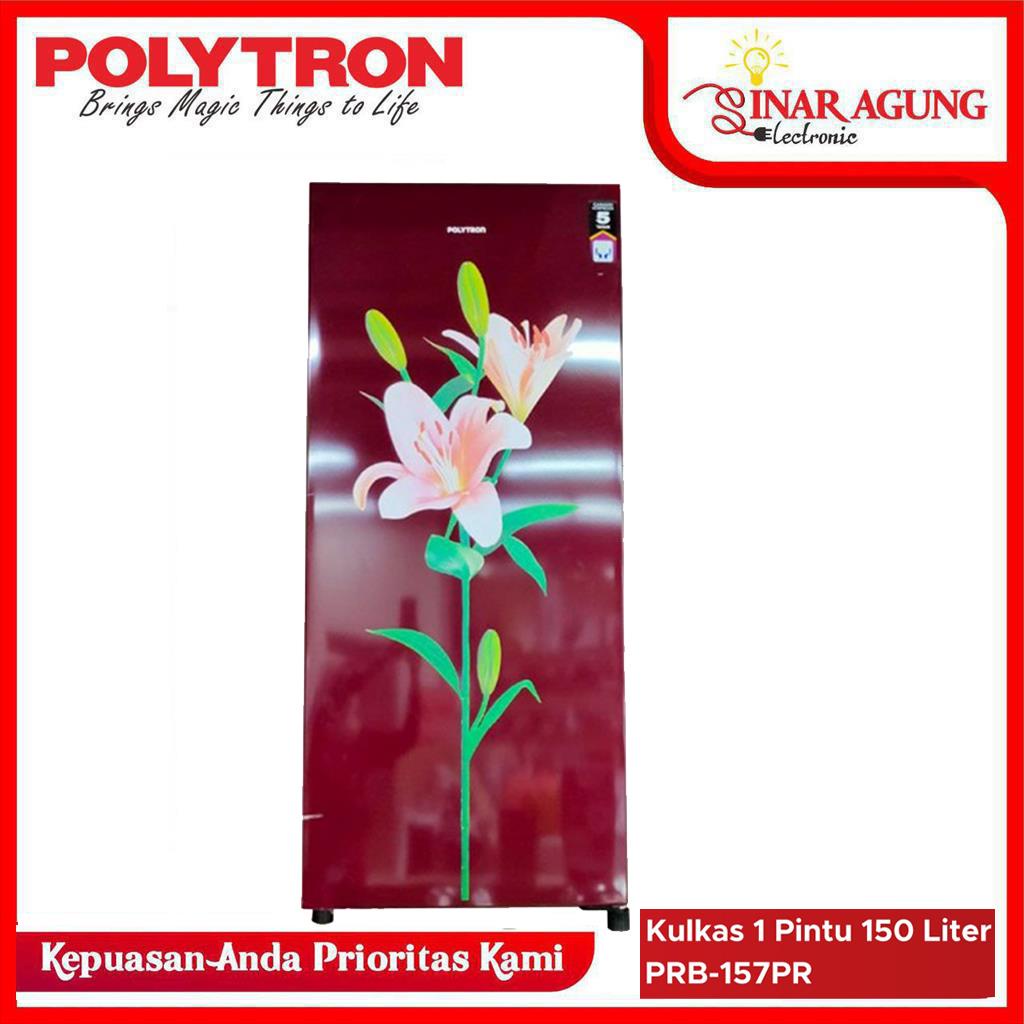 Jual [COD] KULKAS / LEMARI ES POLYTRON PRB157PR / PRB157 / PRB-157 (1 ...