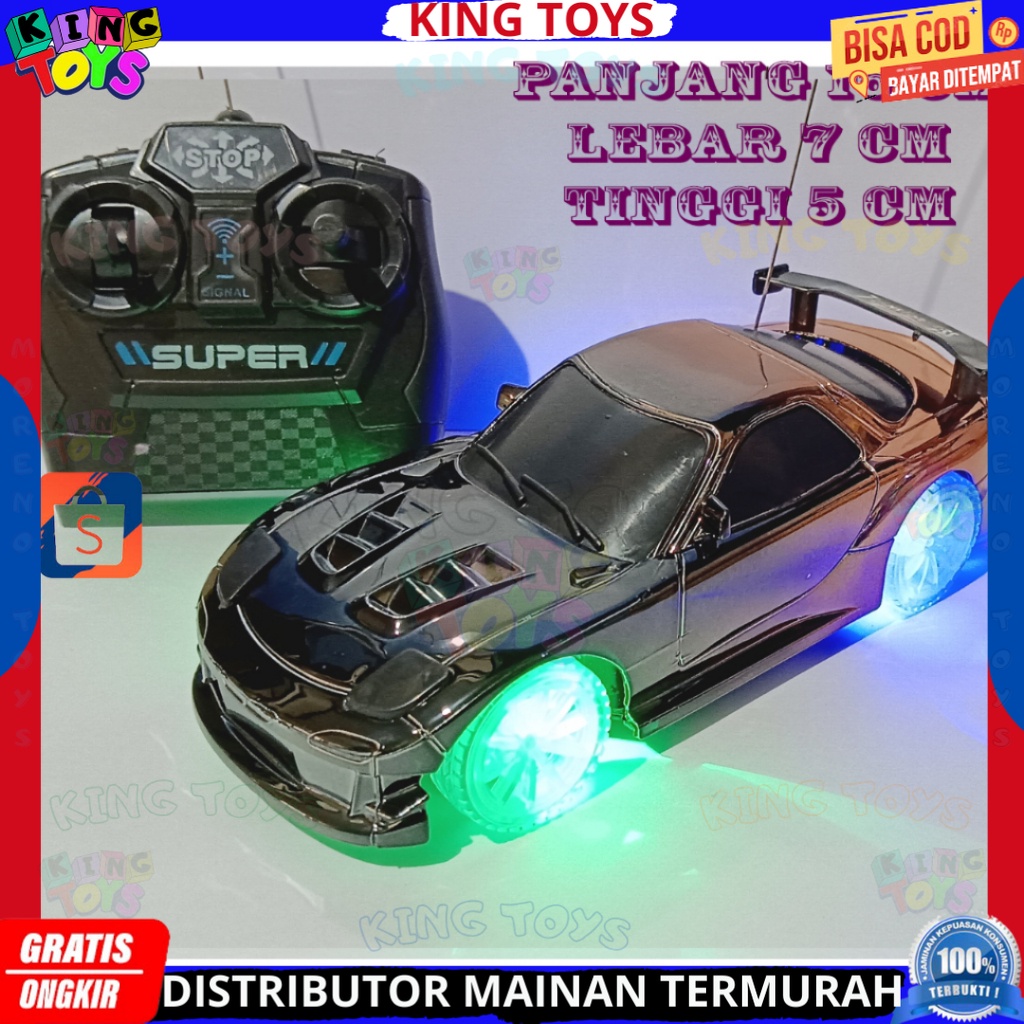 Jual Mobil Remote Control Sedan RC Ban Menyala Metallic | Shopee Indonesia