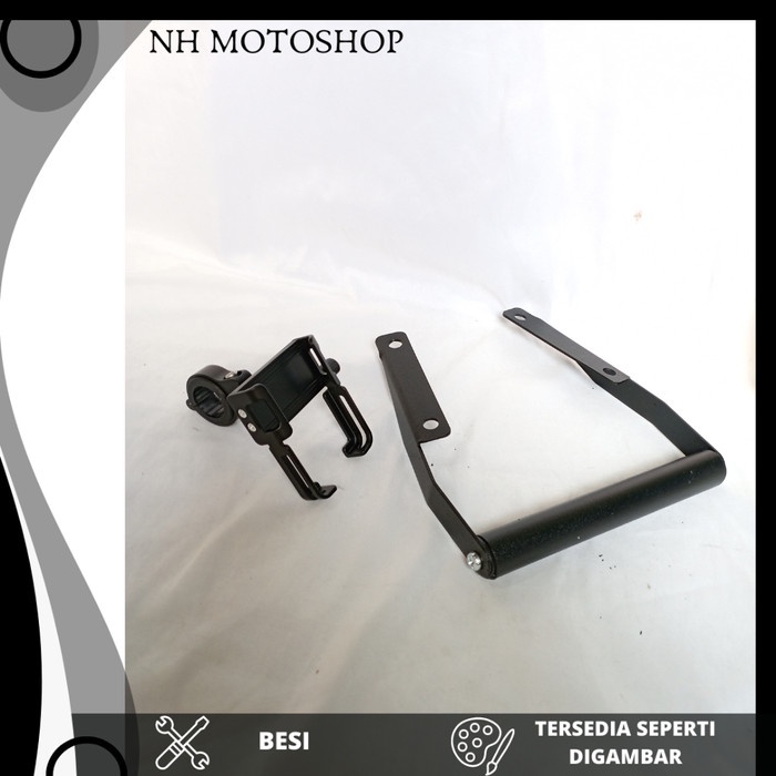 Jual BRACKET HOLDER HP ALUMUNIUM HONDA CB150X CB X HOLDER HANDPHONE GPS ...