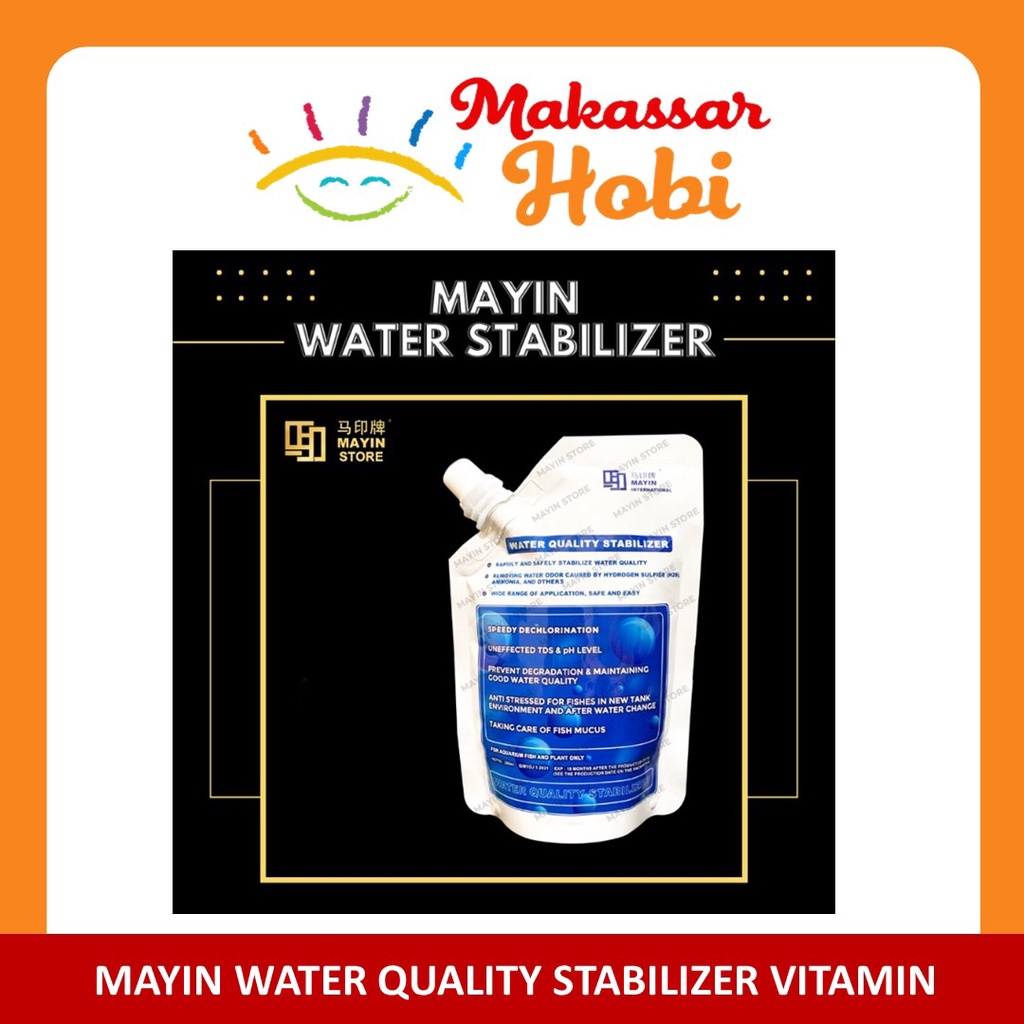 Jual MAYIN Water Quality Stabilizer Vitamin Ikan Hias Penjernih Air ...