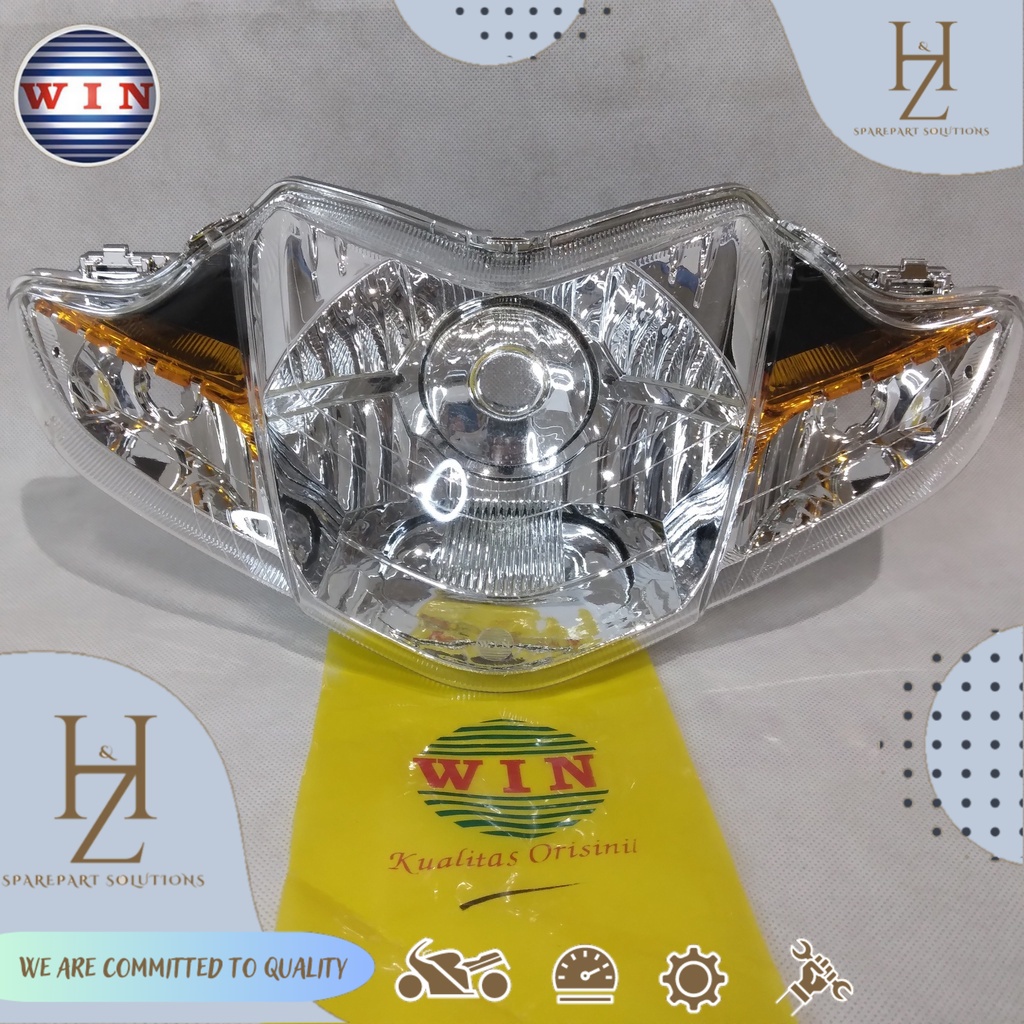 Jual Lampu Depan Absolute Revo 110 2009 2010 2011 2012 2013 | reflektor ...