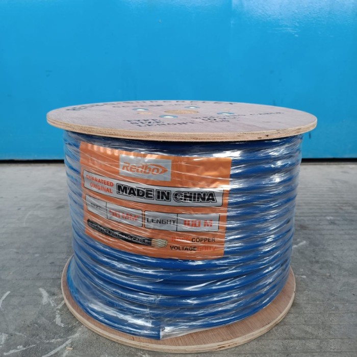 Jual REDBO Kabel Las 50mm SUPERFLEX FULL Tembaga Meteran Welding Cable ...