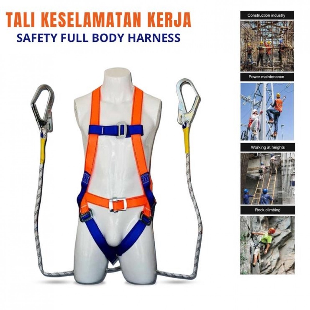 Jual Stroux Sabuk Tali Keselamatan Kerja Climbing Safety Full Body ...