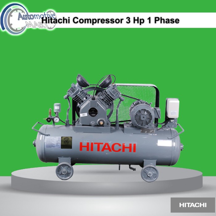 Jual promo spesial Hitachi Kompresor Angin / Air Compressor 3 Hp 3Phase | Shopee Indonesia