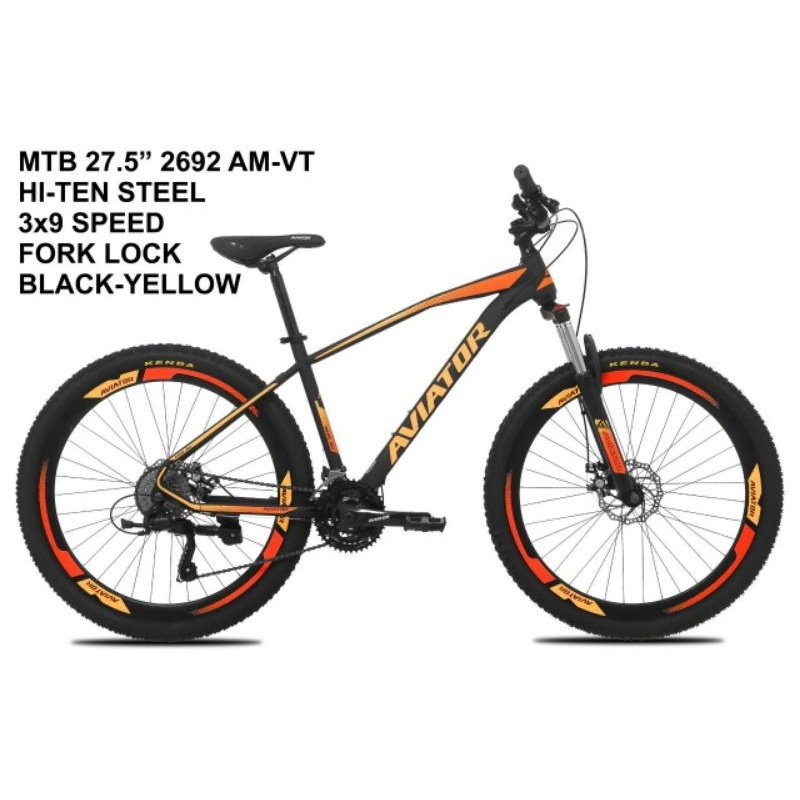 Jual Sepeda MTB 27,5 Aviator AT 2692 AM VT FL Murah Surabaya / Sepeda ...