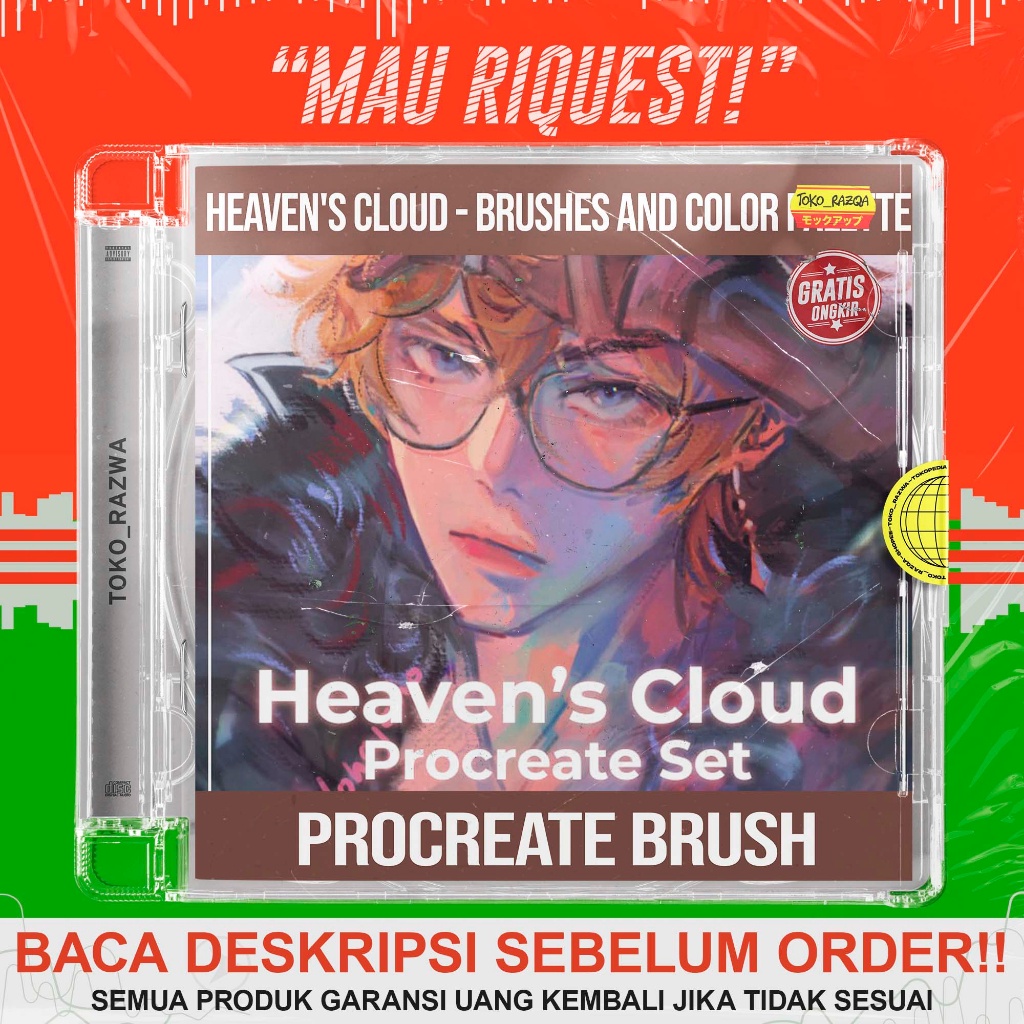 Jual Heaven's Cloud - Brushes and Color Palette for Procreate - 090423 ...