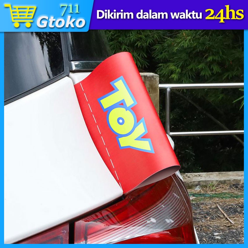 Jual Label Tag Mobil TOY Variasi Penutup Pintu Bagasi Hiasan Stiker ...