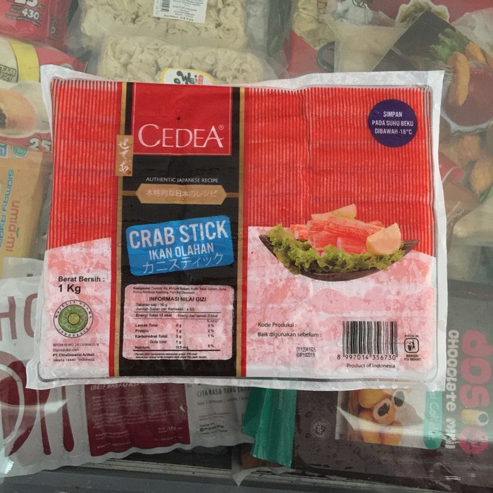 Jual Cedea Crab Stick 1kg I FROZEN FOOD CADEA | Shopee Indonesia