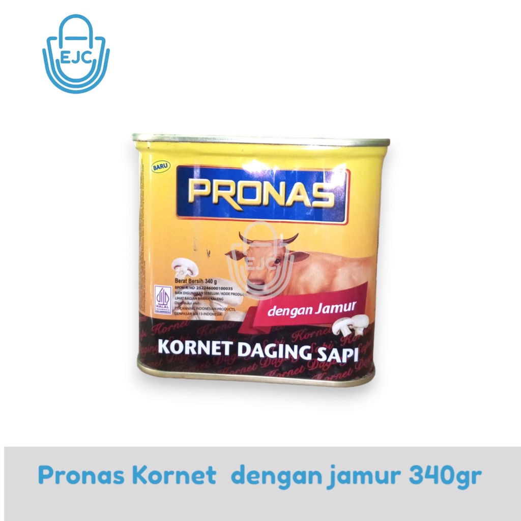 Jual Pronas Kornet Daging Sapi dengan jamur 340gr Kornet sapi pronas ...