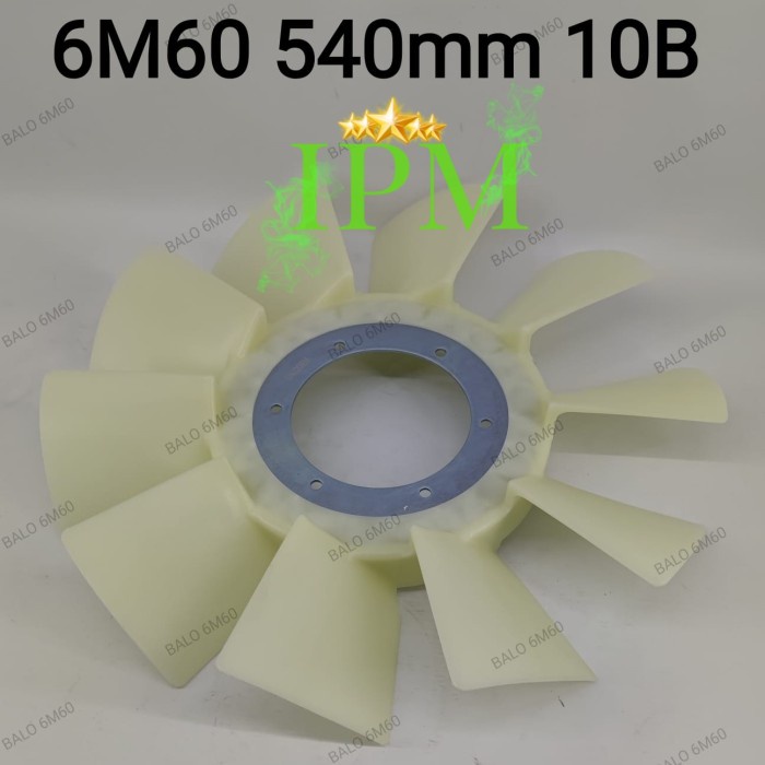 Jual KIPAS RADIATOR FAN BLADE MITSUBISHI FUSO FN62 6M60 ME407101 ...