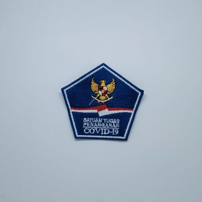 Jual Bordir Logo Bordir Satgas Penanganan Covid19 / Logo Satgas ...