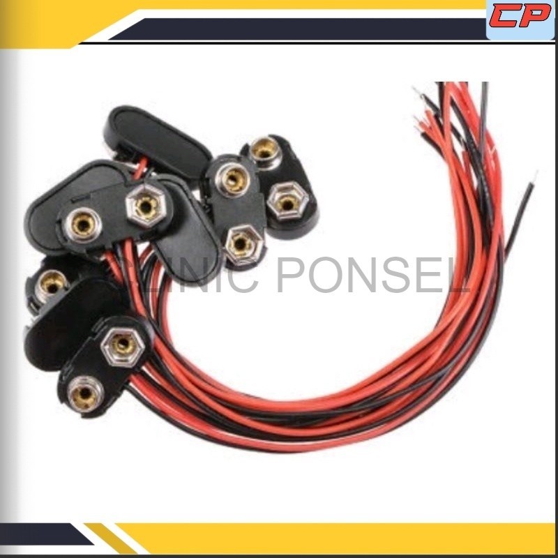 Jual Konektor Baterai 9V socket Kotak Konektor Tutup terminal Soket ...